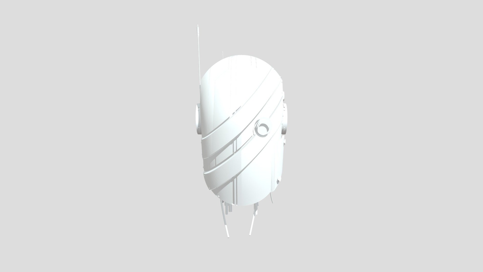 Detailed Robot Head - Download Free 3D model by cagrimkocer [e001ecd ...
