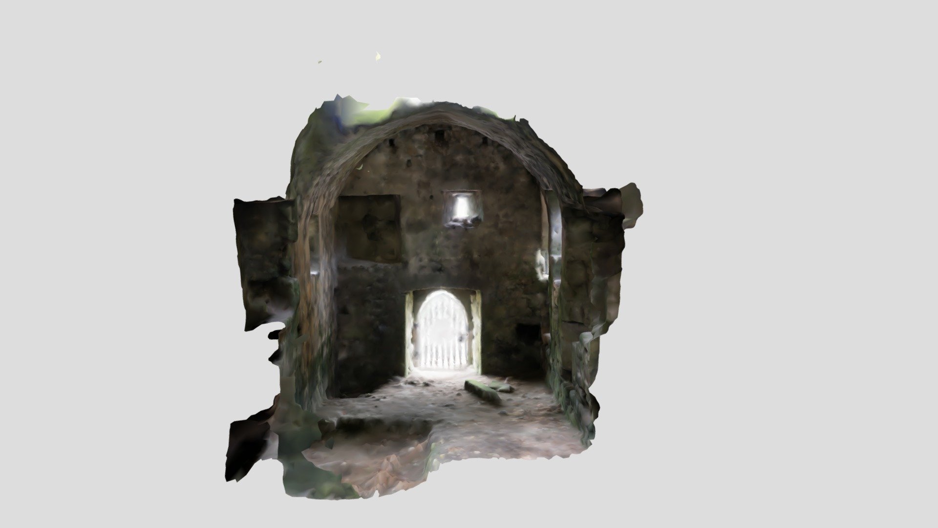 View Corr Castle vault interior north end - 3D model by Resurrecting ...