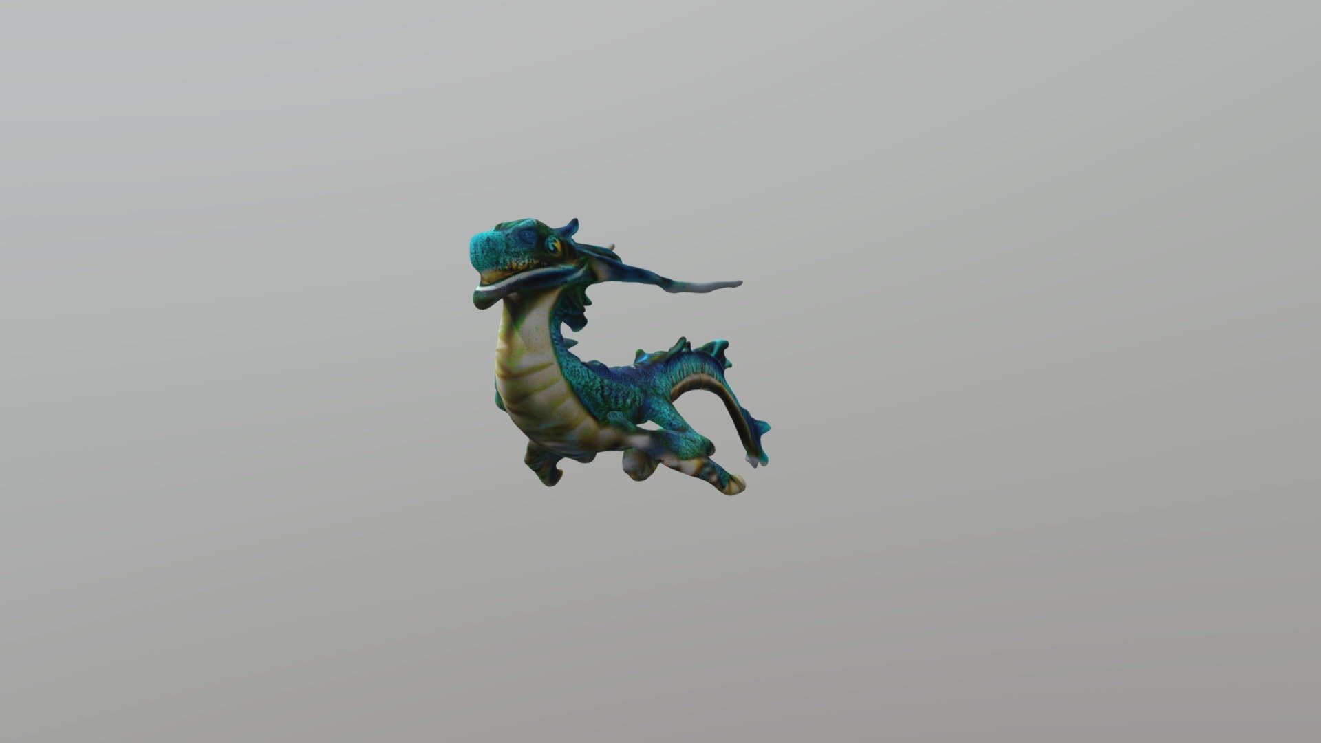 Mythical Water Dragon - Download Free 3D model by WA7KVI [e002c8d ...