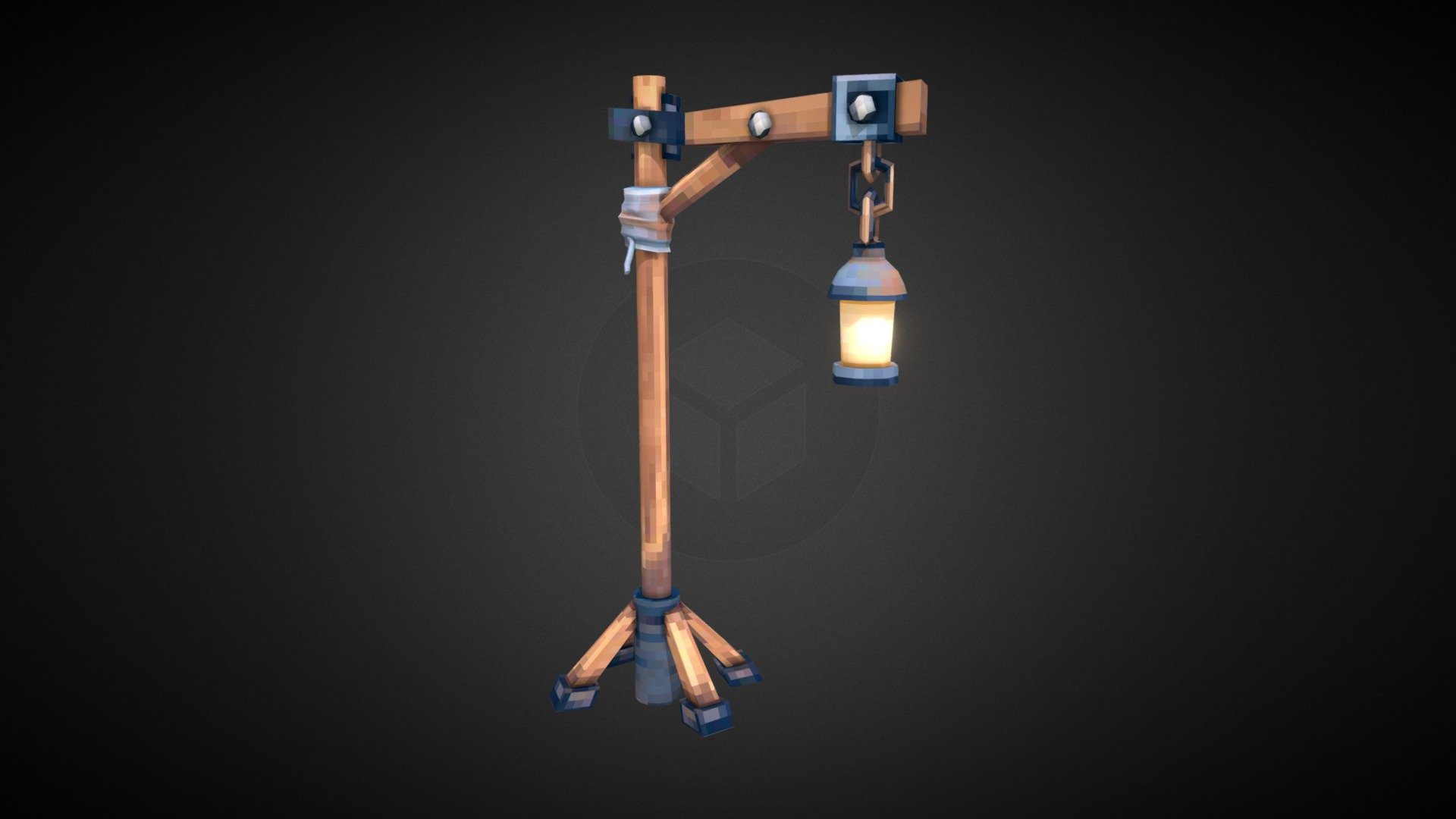 Stylized Fantasy lamp - Unity Asset - 3D model by PolygonDanny [e002ded ...
