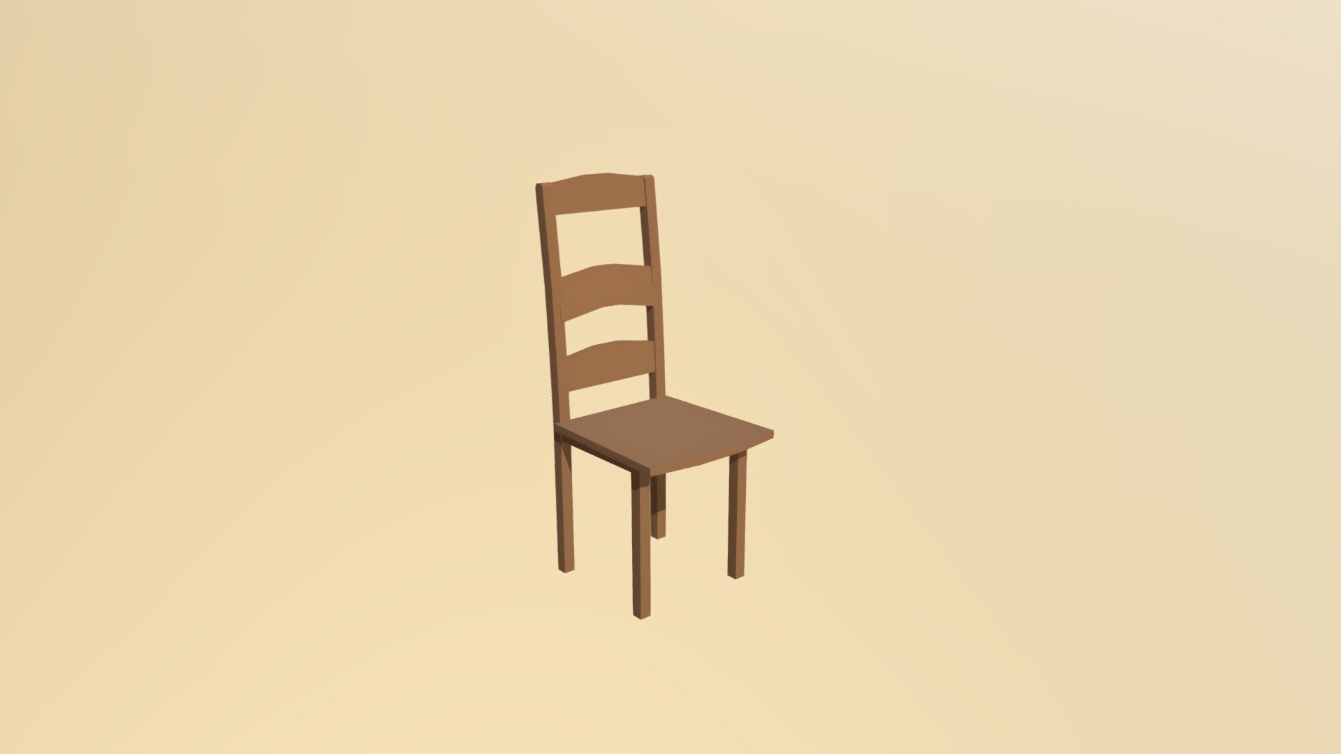 low poly chair - Download Free 3D model by negar [e003932] - Sketchfab