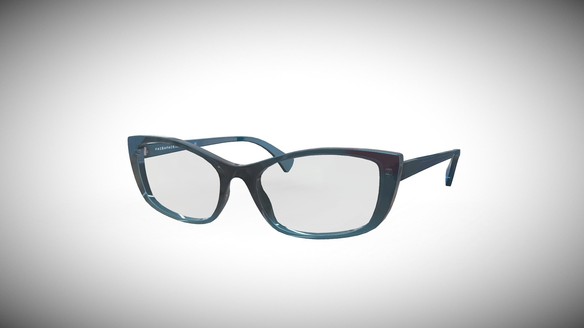 3D Glasses Model - Sleek Eyewear for - 3D model by Incredimate Studio ...