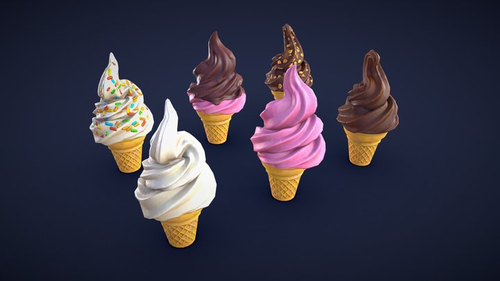 Icecream 3D models - Sketchfab
