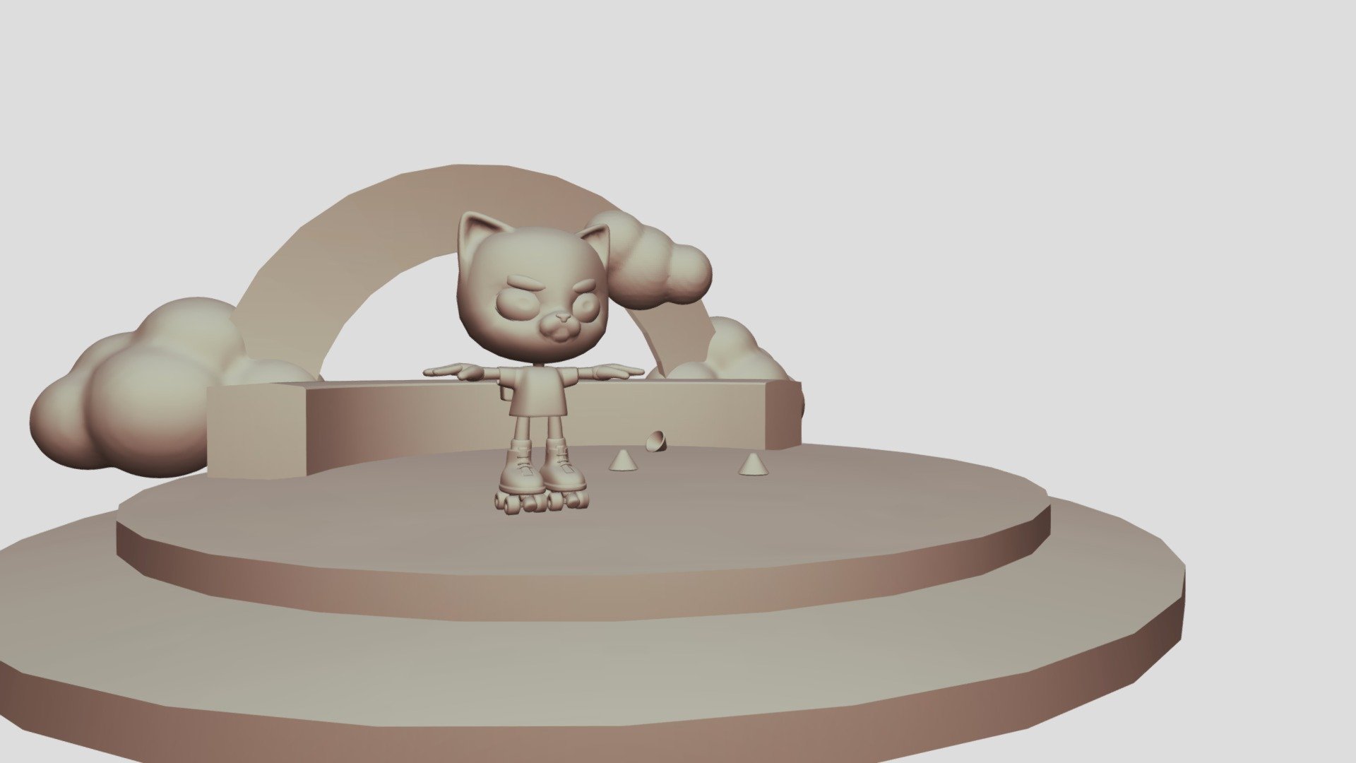 Gato - Ugalde Isabel - 3D model by iugaldehonda [e0079ec] - Sketchfab
