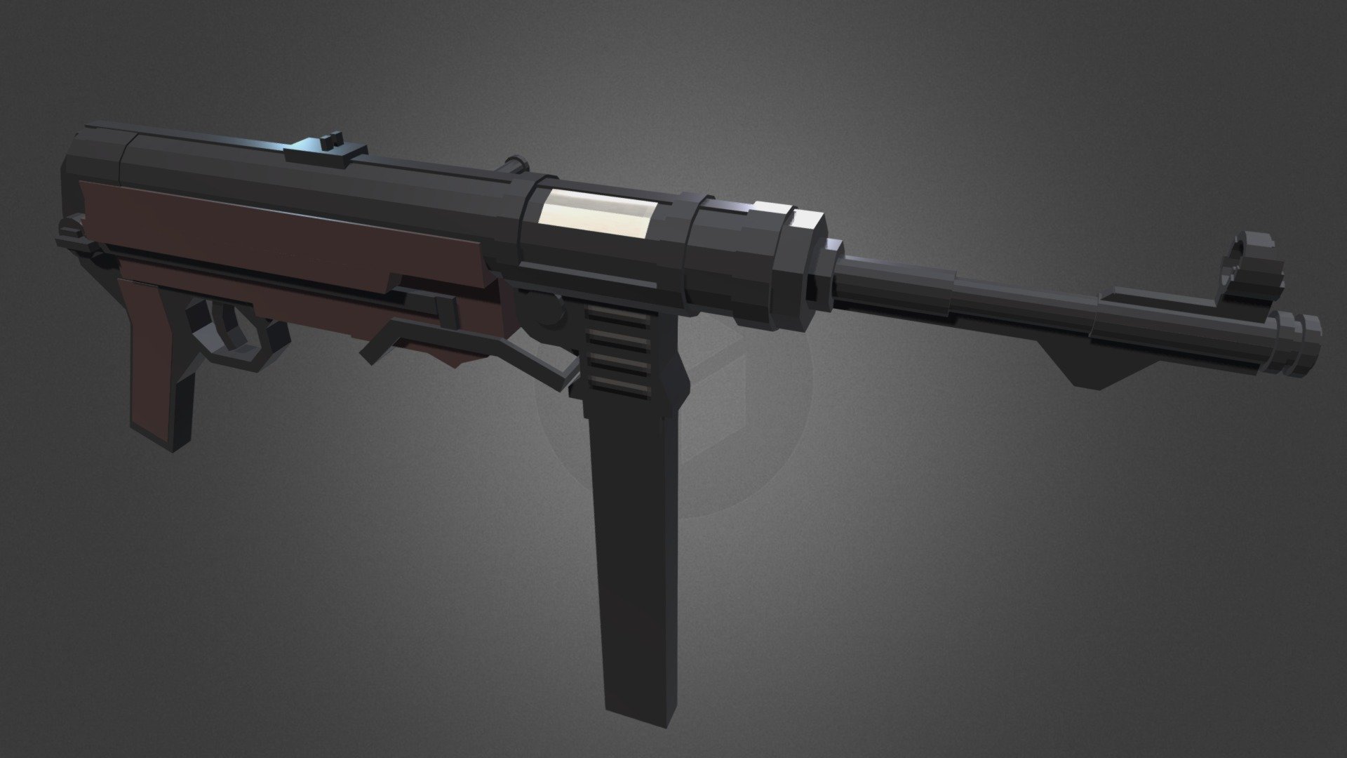 Minecraft - mp40 - 3D model by Aketchan (@akkechi01) [e0083c7] - Sketchfab