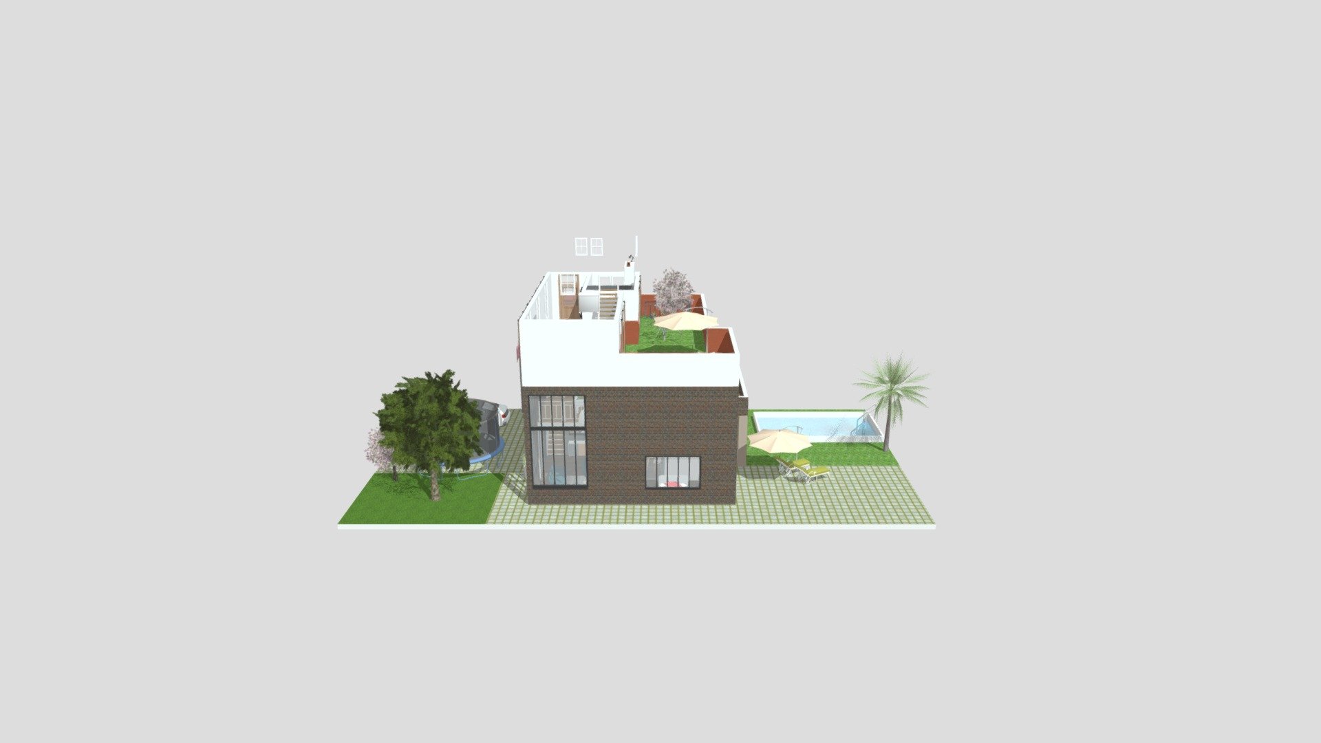The Rooftop House - Download Free 3D model by Home Design 3D ...