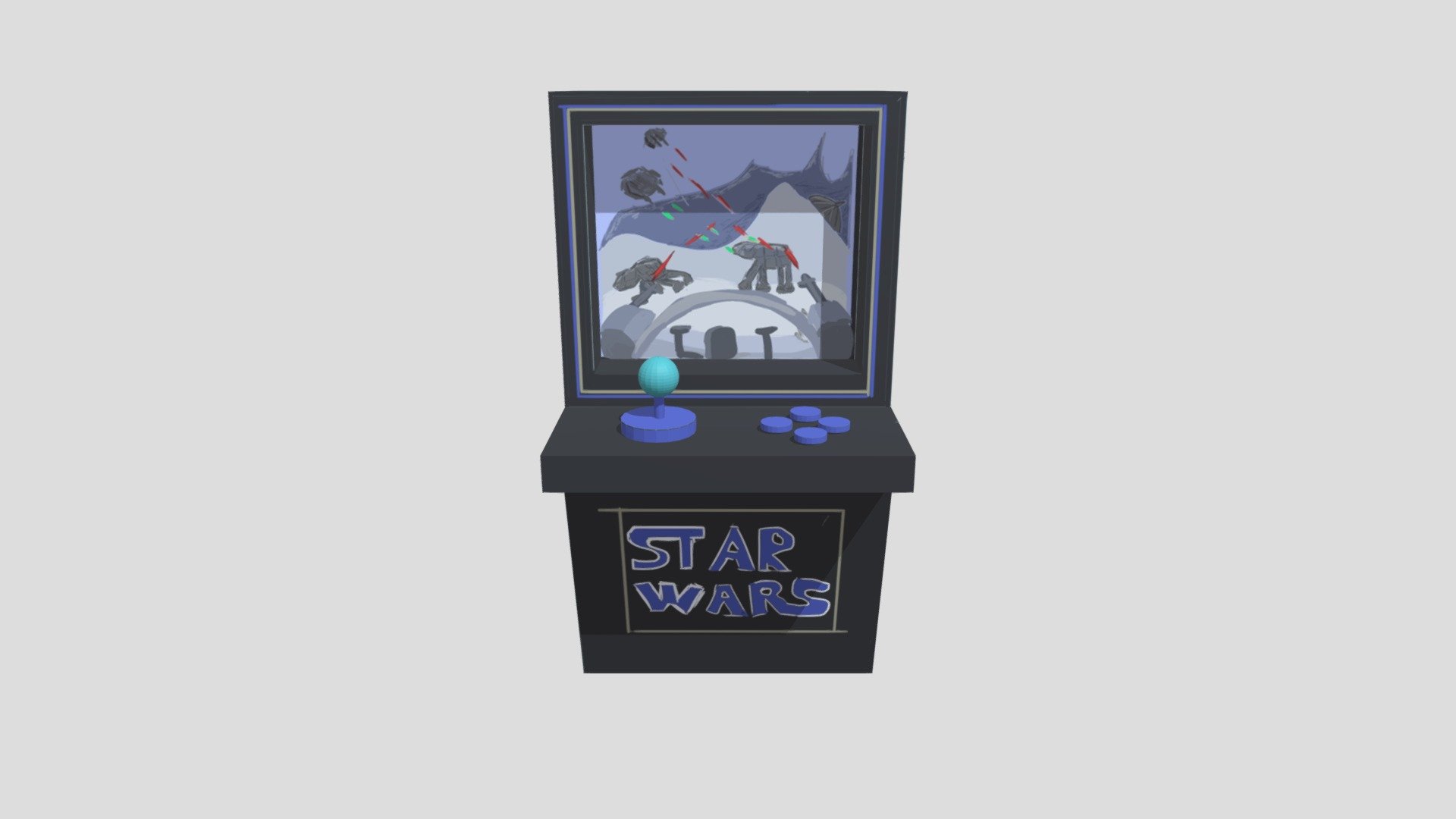 Arcade Kast - 3D model by NovaSchuit [e00ba82] - Sketchfab