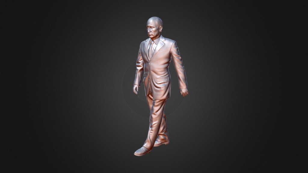 Vladimir Putin - 3D model by VitaliyBurovDesign (@artista3d) [e00d084 ...