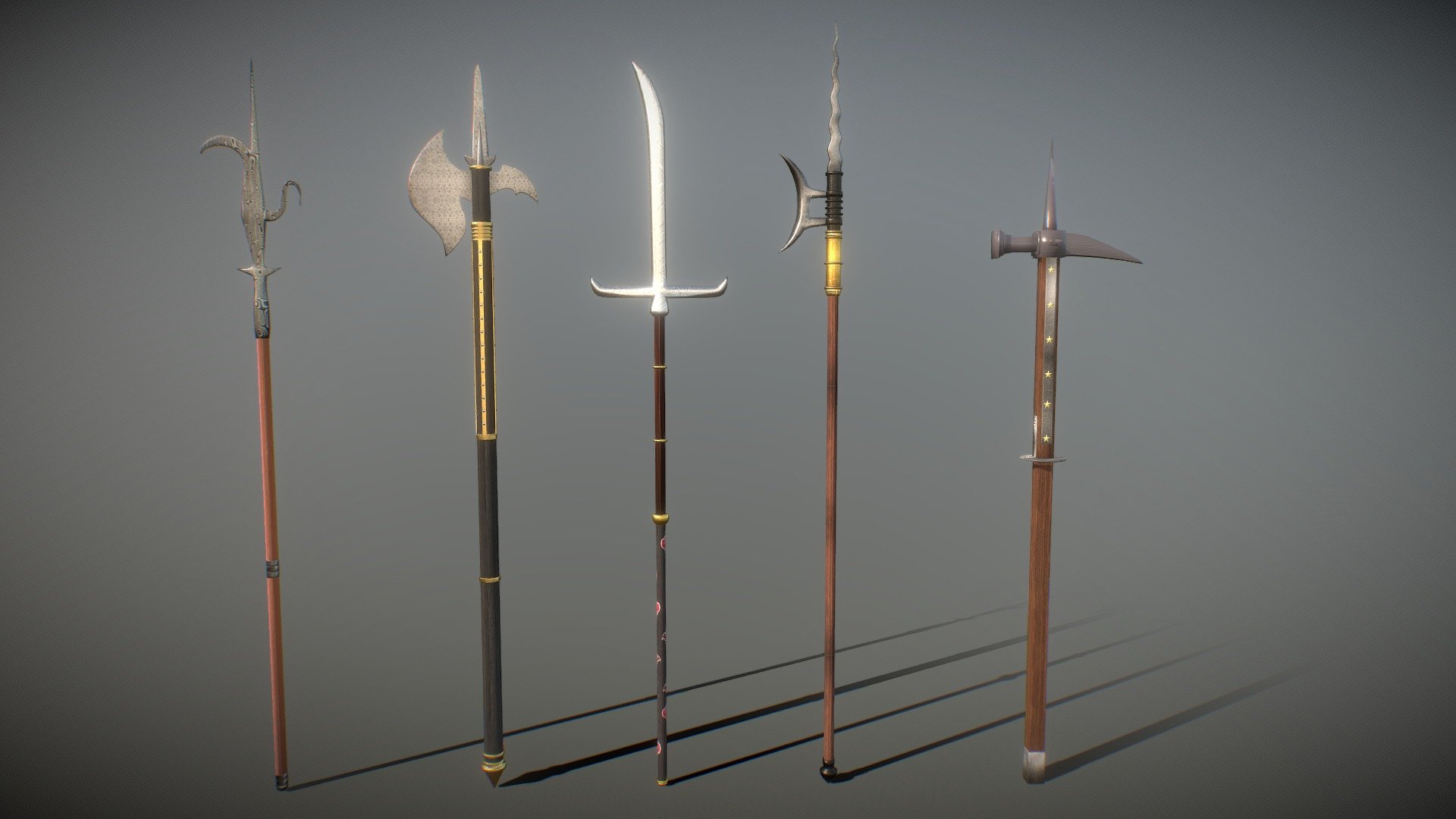 Melee Weapons Asset Pack: Series 03 - Buy Royalty Free 3D model by Matt ...