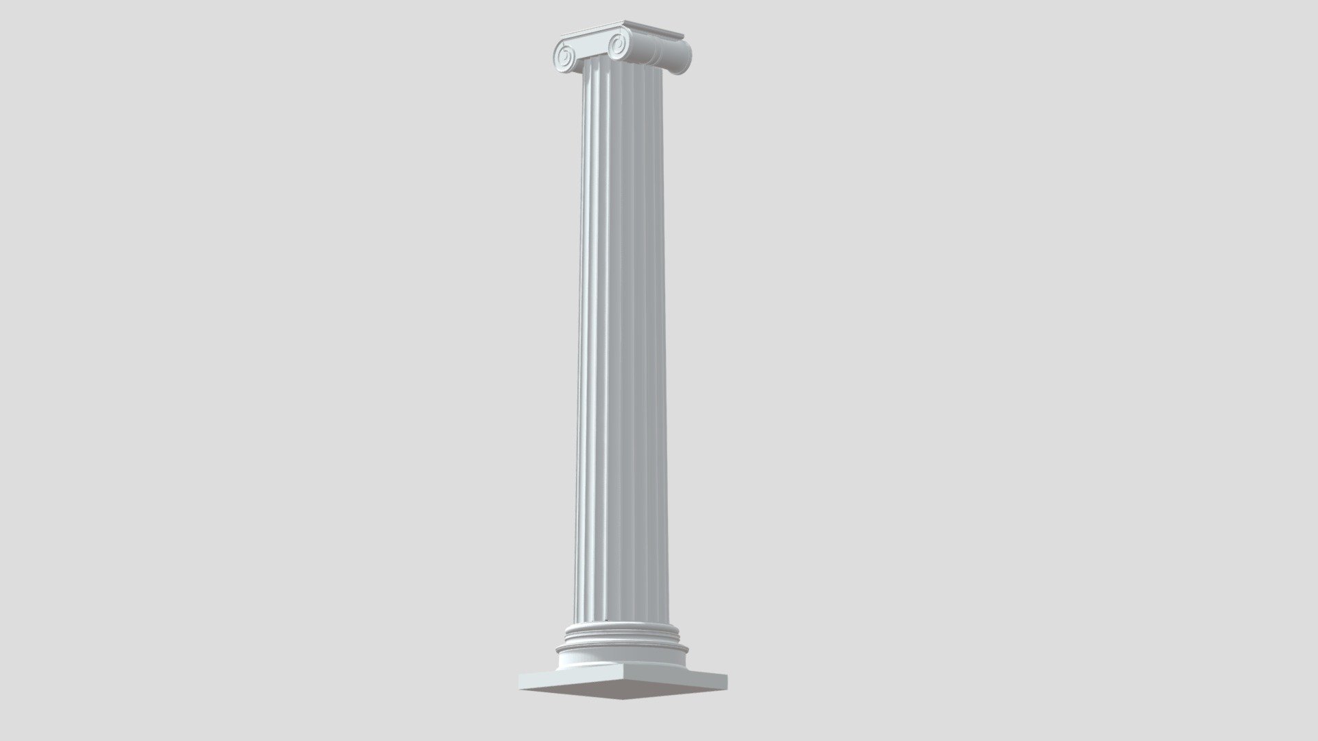 Ionic Column of the Leonidaion, Olympia - 3D model by rylanmax [e01057f] - Sketchfab