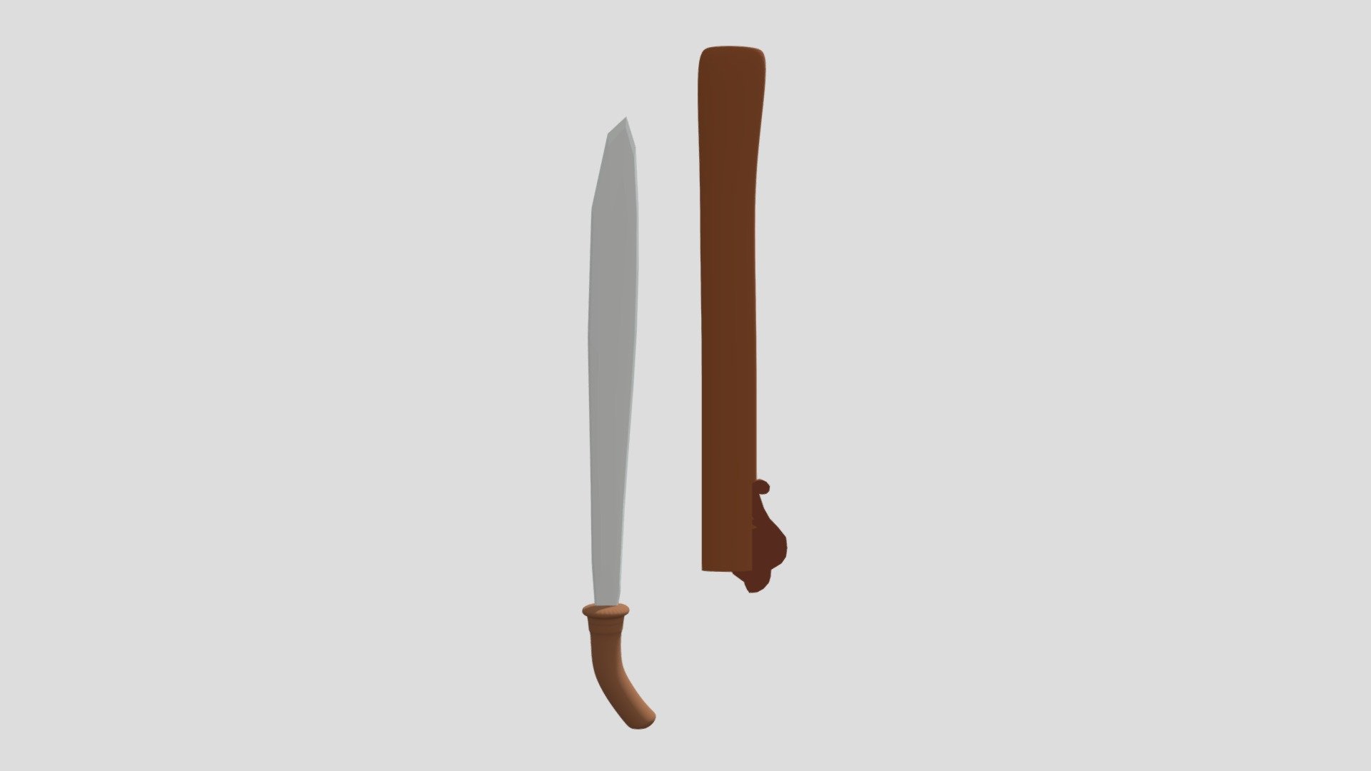 Klewang - Download Free 3D model by rismamlys [e010997] - Sketchfab