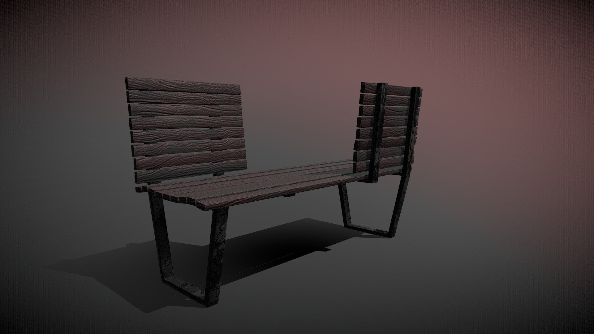 Bench - 3D model by Olya_Pchelintseva (@Olya_Pchelka) [e013825] - Sketchfab