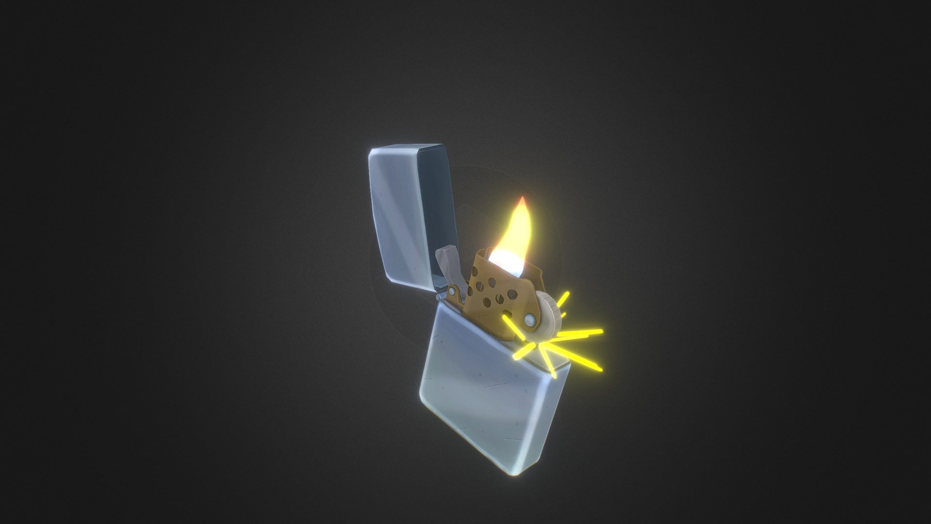 Stylized Zippo Lighter - 3D model by Sergio I. Gaytan Verdugo ...