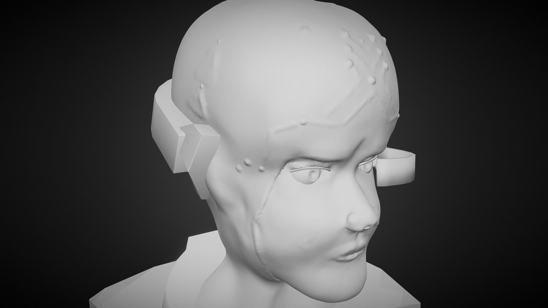 Sculptjanuary Day 28: Cyber - 3D model by battryu [e015690] - Sketchfab