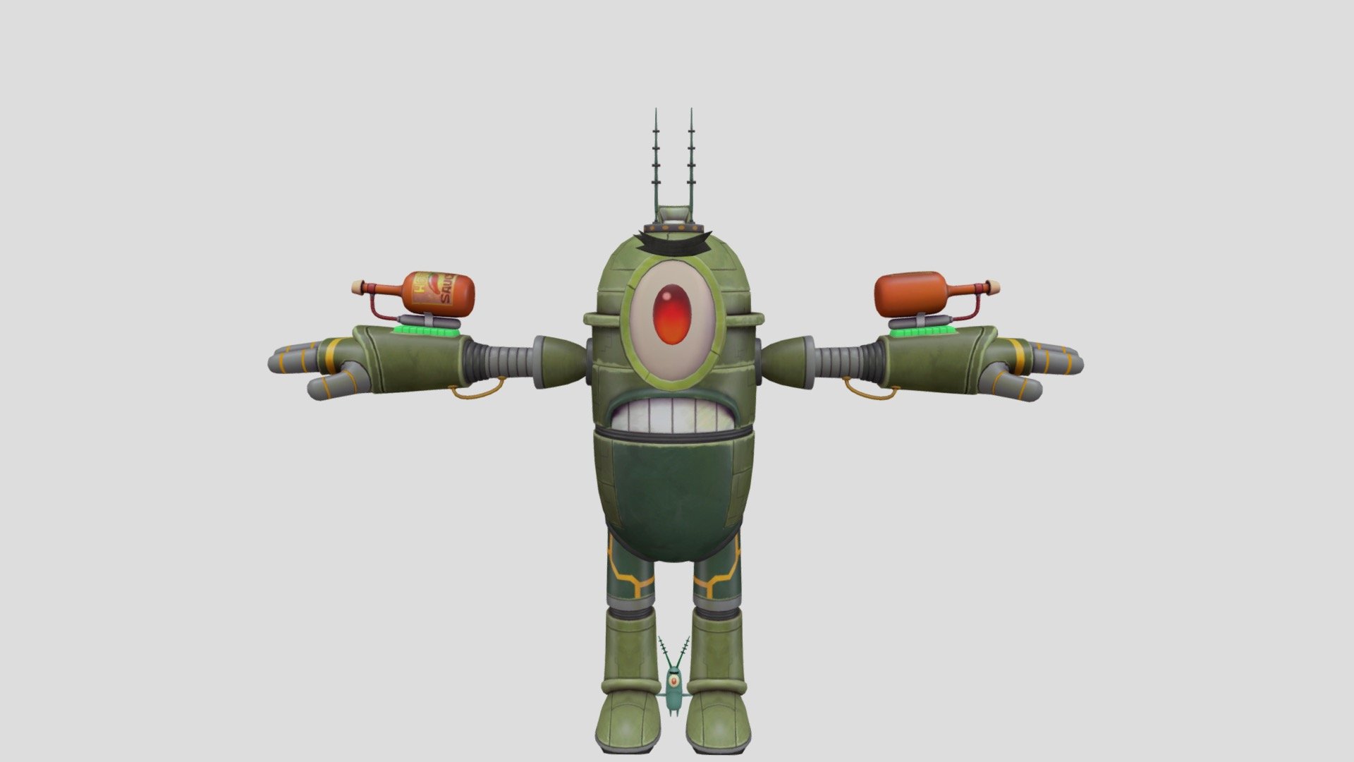 Nasb2 Mecha Plankton Costume 03 - Download Free 3D model by SMF ...