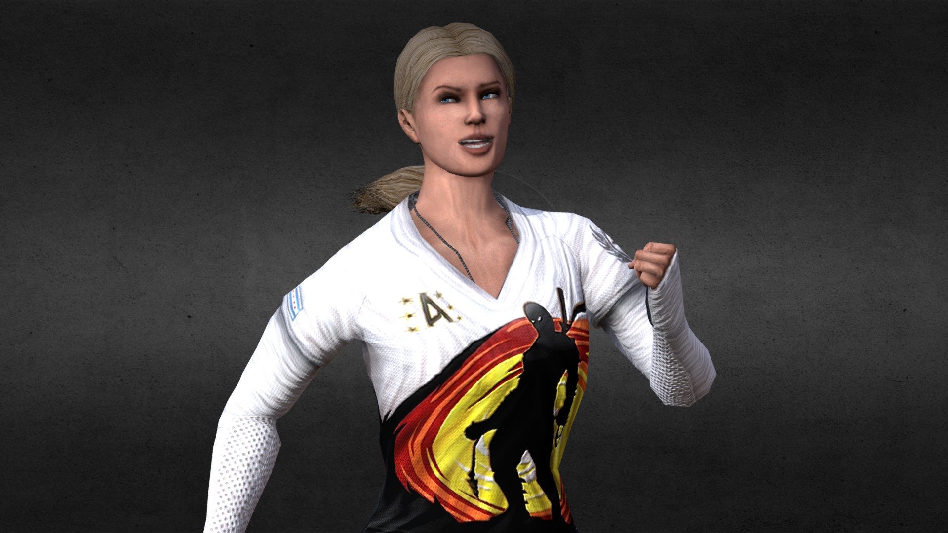 Revised Kombat Cup Sonya Blade - 3D model by judgemk (@judgmentfist ...