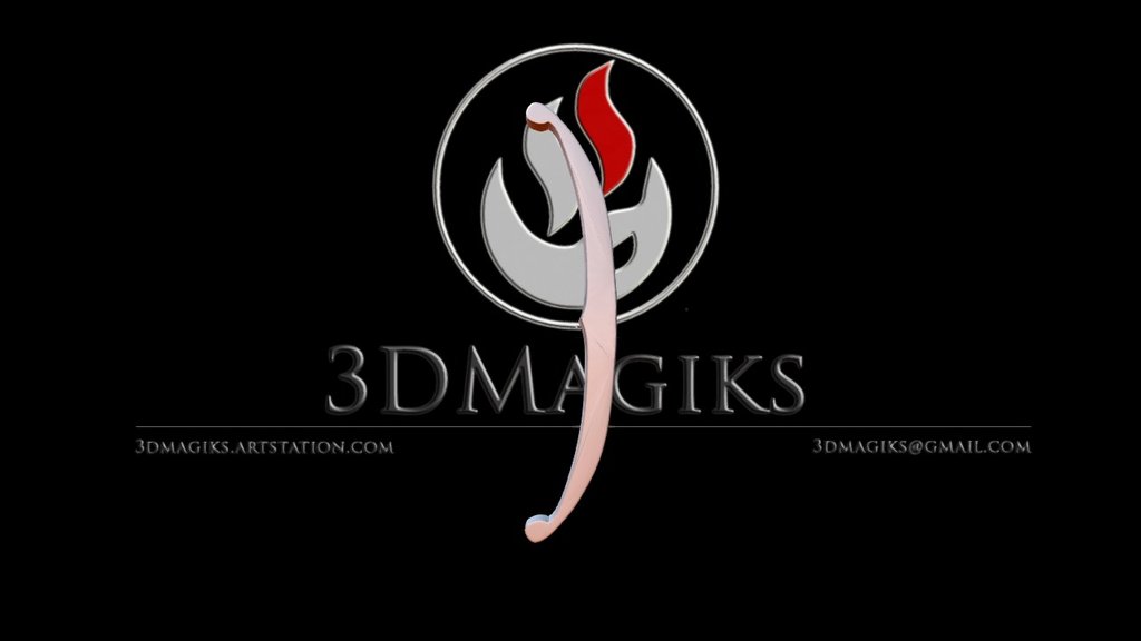 3DMagiks Wolf Sword - Guard - 3D model by 3dmagiks [e01aad2] - Sketchfab