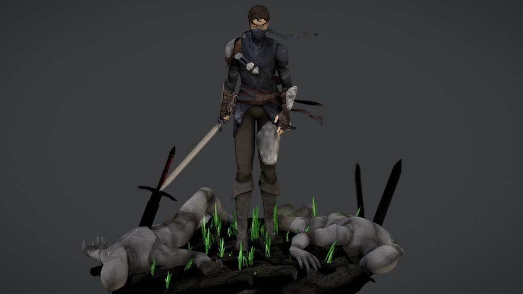 Dred - The Last To Fall - Demo Game - 3D model by Luis 3D Art (@ldmm3d ...