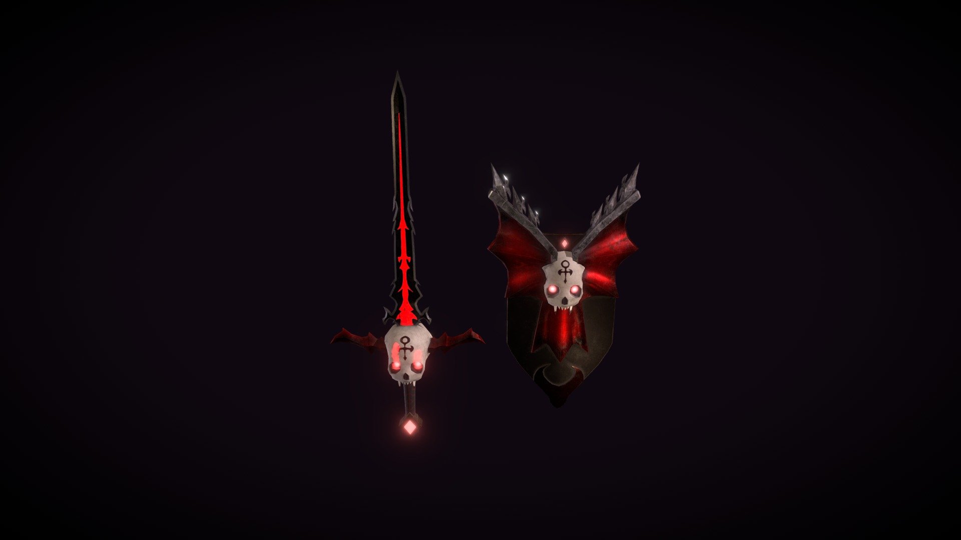 Vampiric Weapon Set - 3D model by agodec [e01cc3f] - Sketchfab
