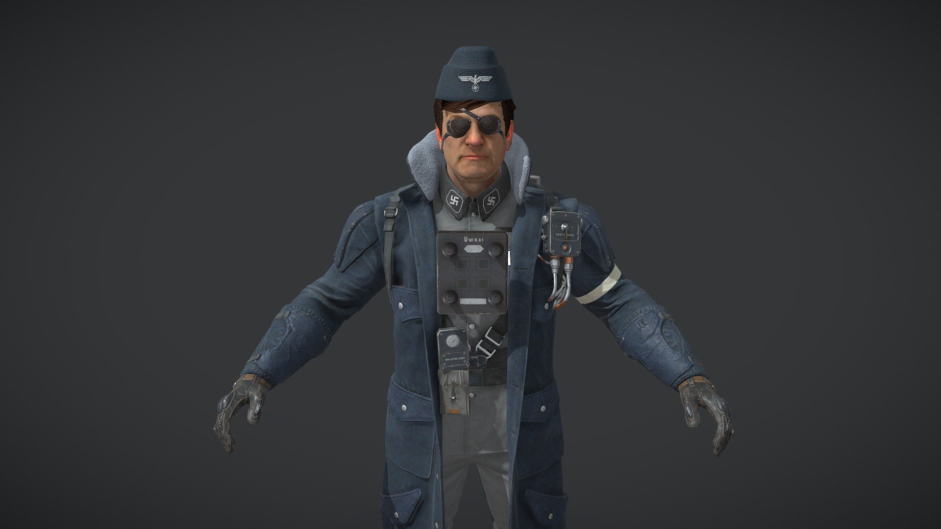 ⭐ Universal Ubercommander - Wolf. New Colossus - Download Free 3D model ...