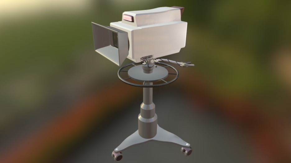 TV Camera (stylized) 5 - 3D model by dragon_venom_animation [e01f5df ...