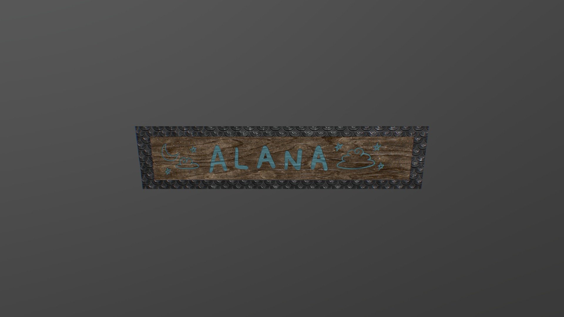 NamePlate - 3D model by aellis6 [e021177] - Sketchfab