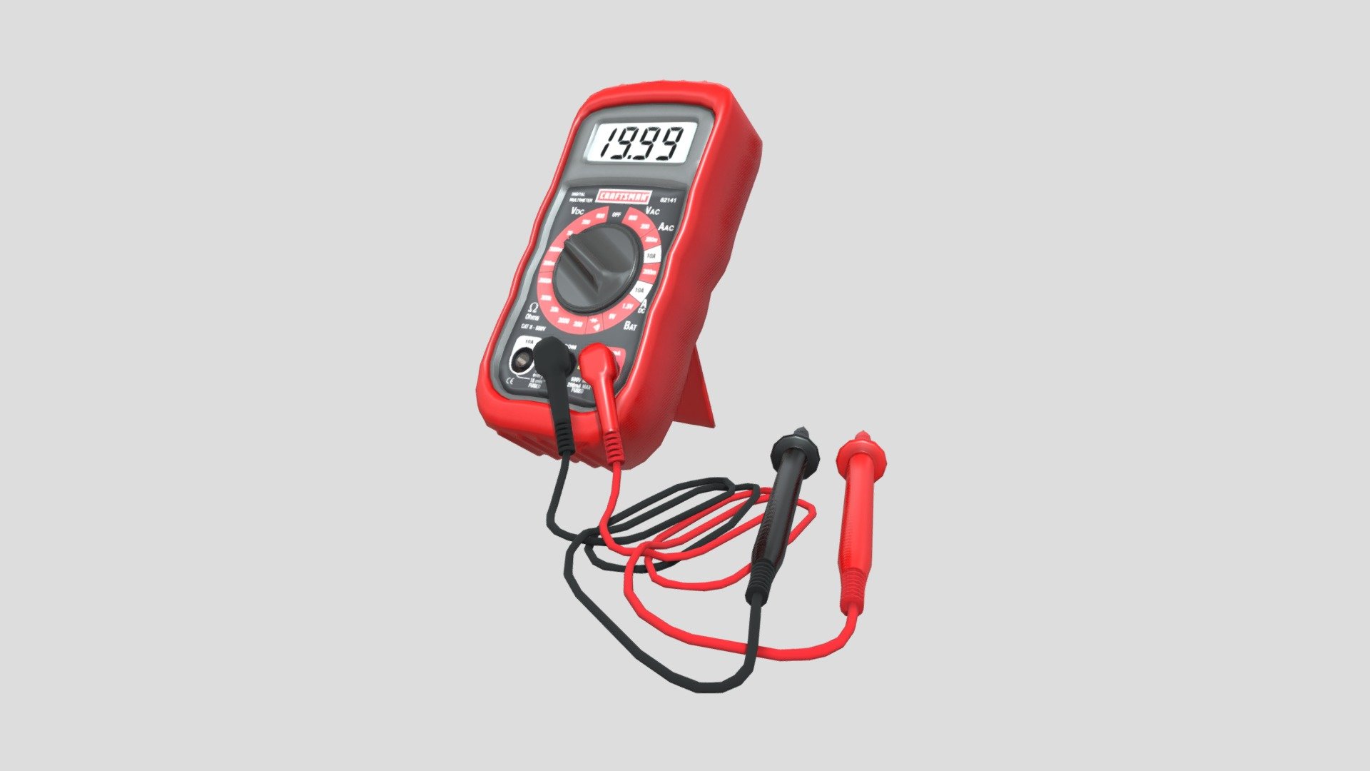 Digital Meter - Buy Royalty Free 3D model by ChakkitPP [e021dcb ...