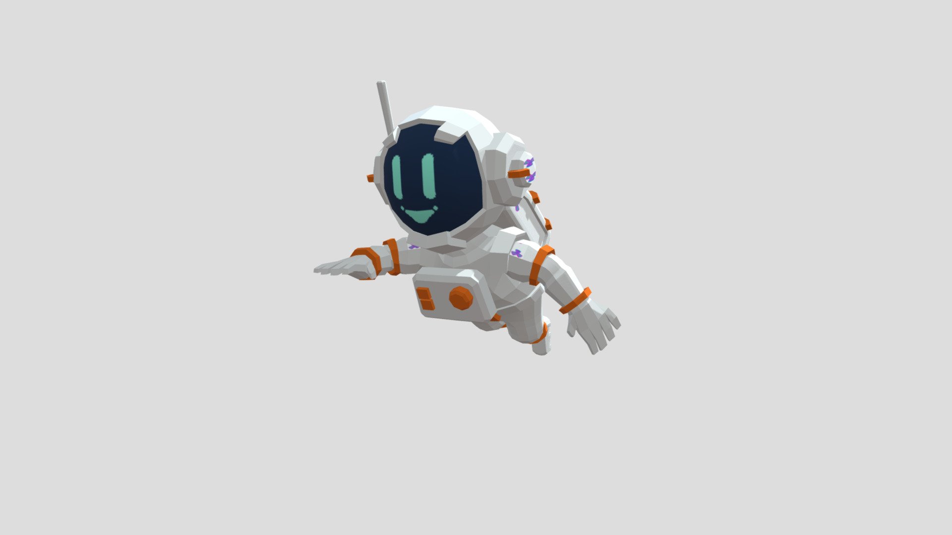 ASTRONAUT_ANIMATION_FLOAT - 3D model by xramorislab [e023750] - Sketchfab