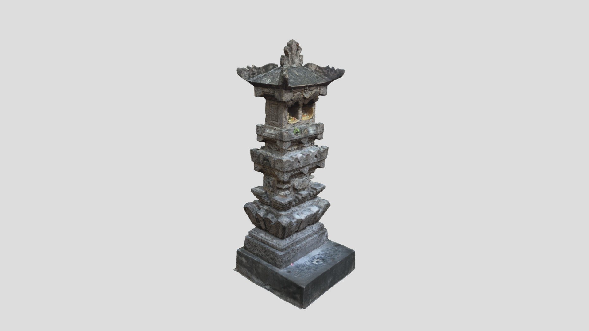 01_Temple element - Middle village - Batuan - Download Free 3D model by ...