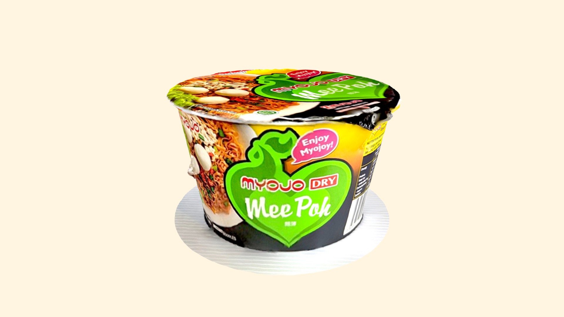 Myojo Mee Pok Dry - Cup Noodle - Download Free 3D model by Mr. Mushi ...