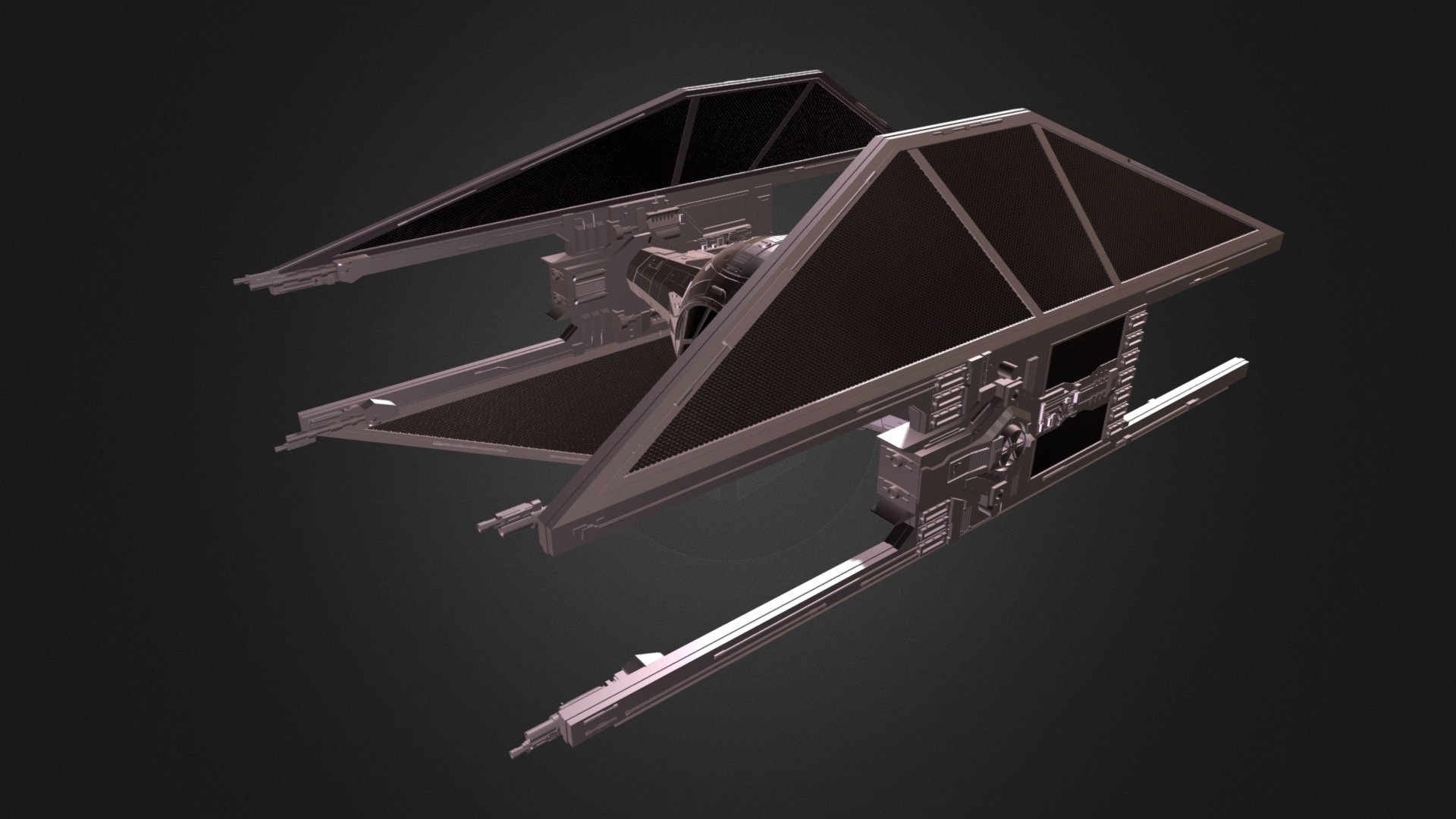 TIE Avenger - Download Free 3D model by gavinpgamer1 [e0285b7] - Sketchfab
