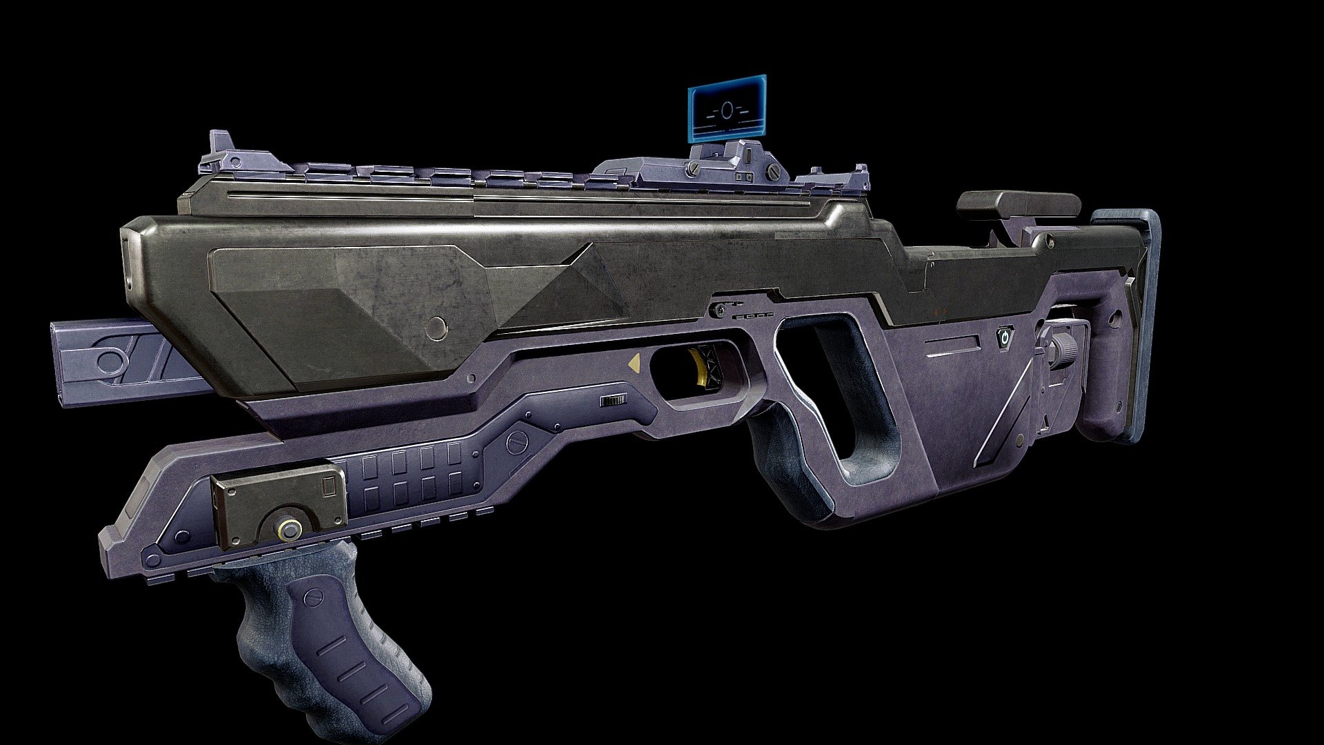 Scifi Energy Weapon - SMG or AR - 3D model by Trimera Interactive ...