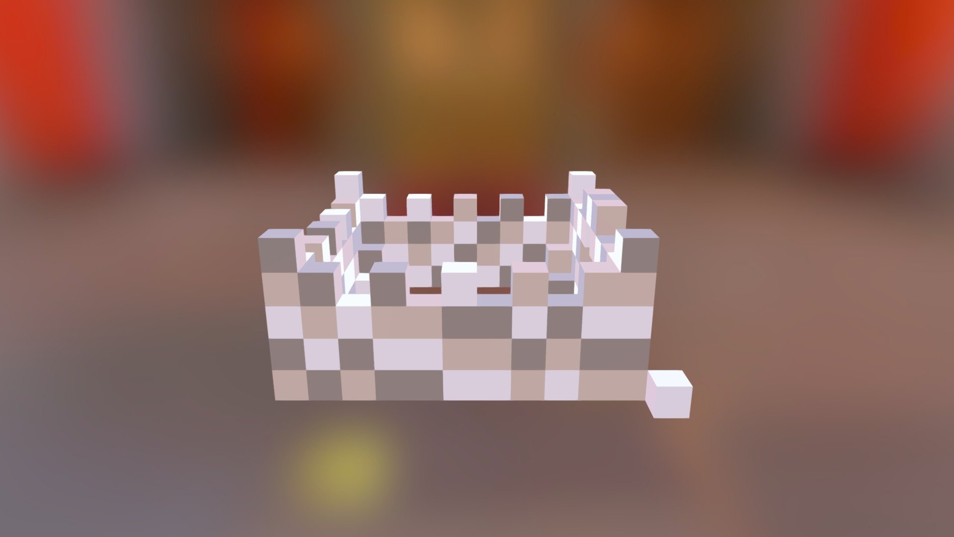 mcraft_beta_castle - 3D model by mxdqrshi [e02a223] - Sketchfab