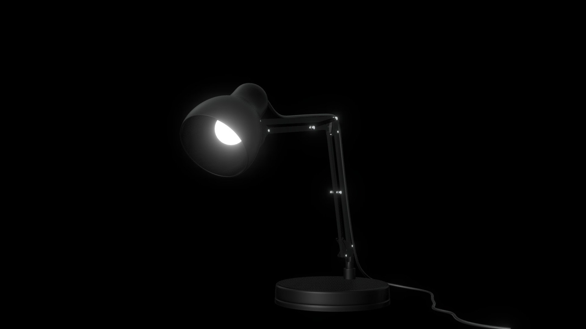 Study Lamp Black - 3D model by Emory Tan (@emorytan) [e02acd7] - Sketchfab