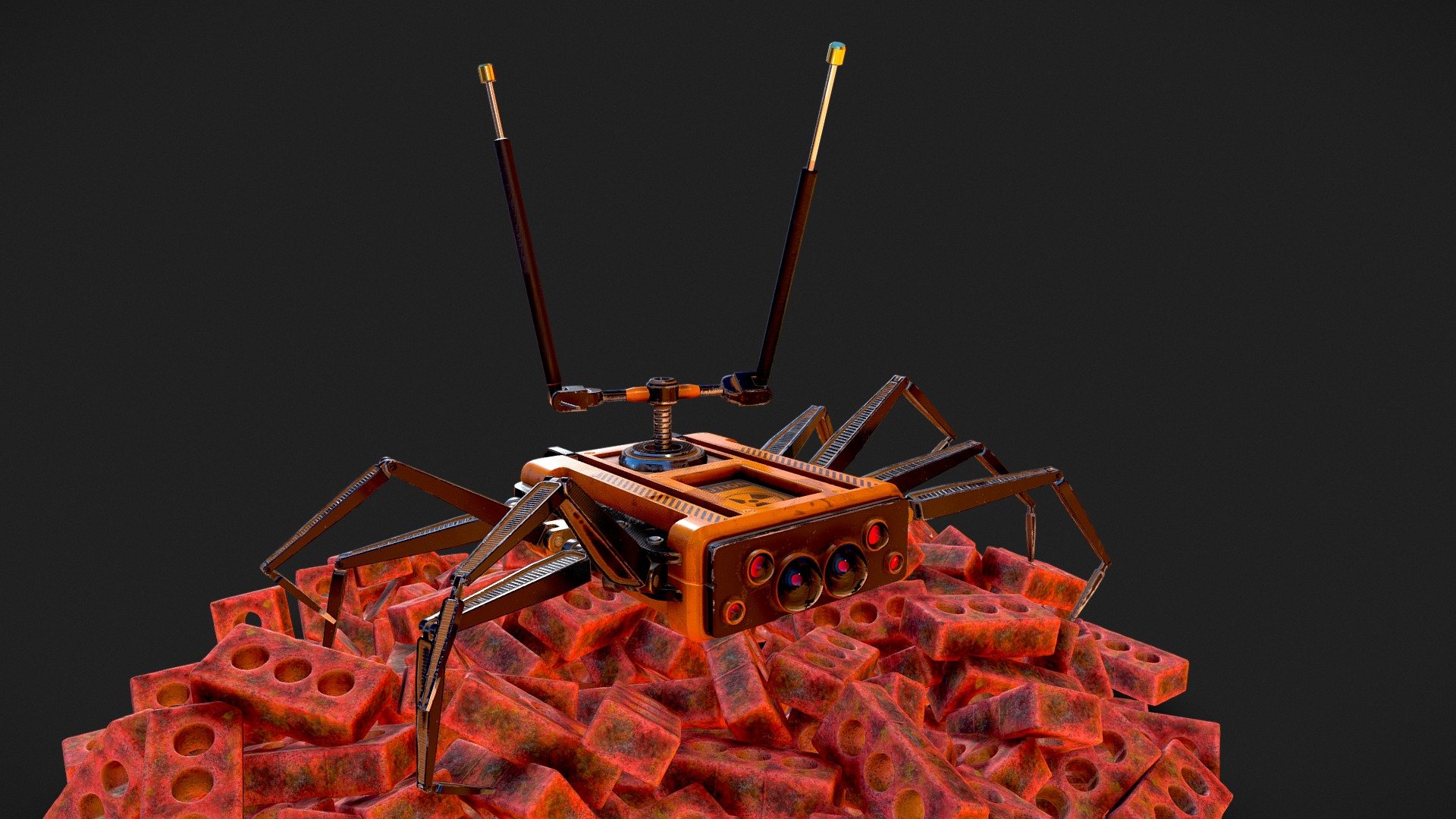 Hot Spot Spider Bot - Download Free 3D model by necrophob30 [e02d15e ...
