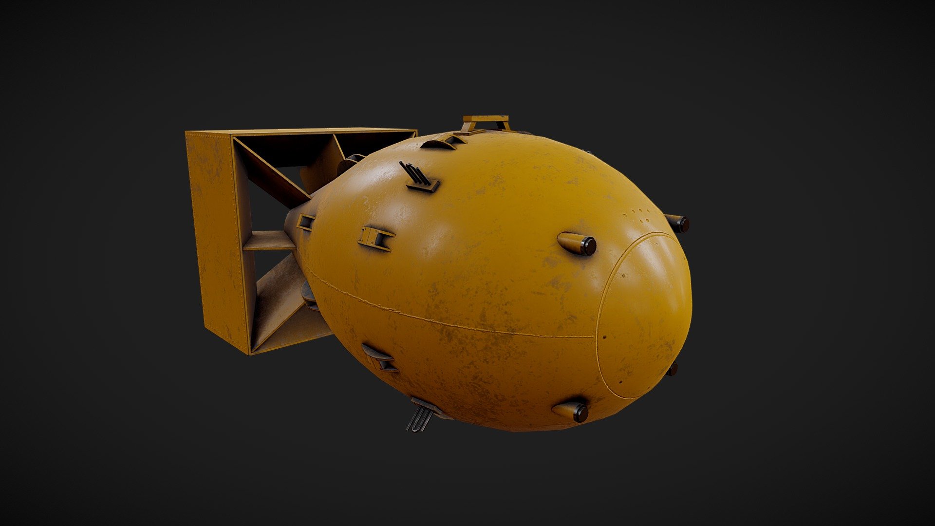 Fat Man - Download Free 3D model by ArtEast. [e02f187] - Sketchfab