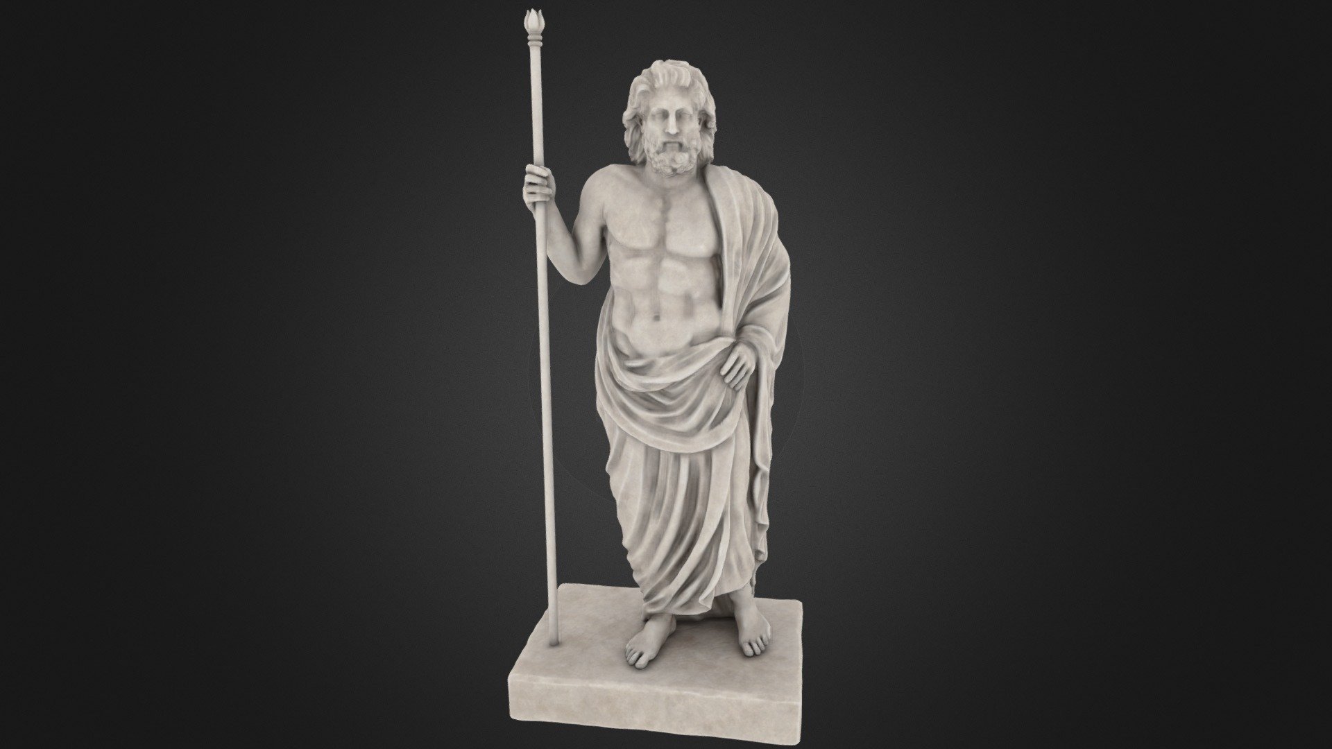 Roman Jupiter Statue - 3D model by Tornado_Studios [e02f757] - Sketchfab