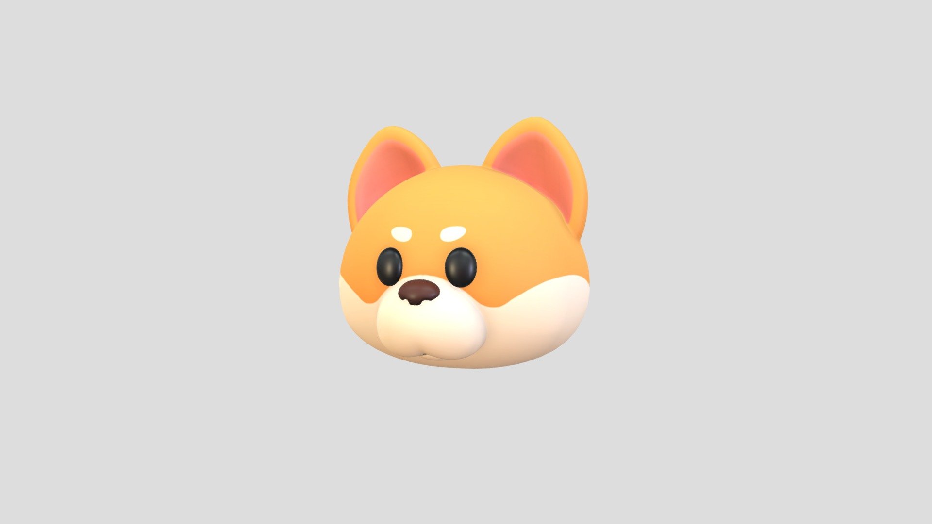 Prop189 Shiba Dog Head - Buy Royalty Free 3D model by BaluCG [e030192 ...