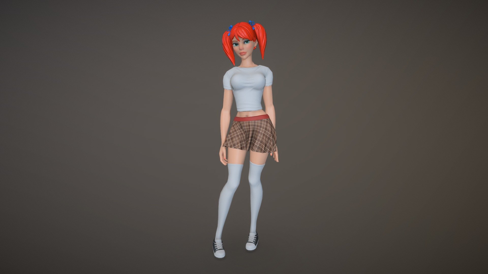 Casual Girl A_01 - 3D model by Daemon3d [e031831] - Sketchfab