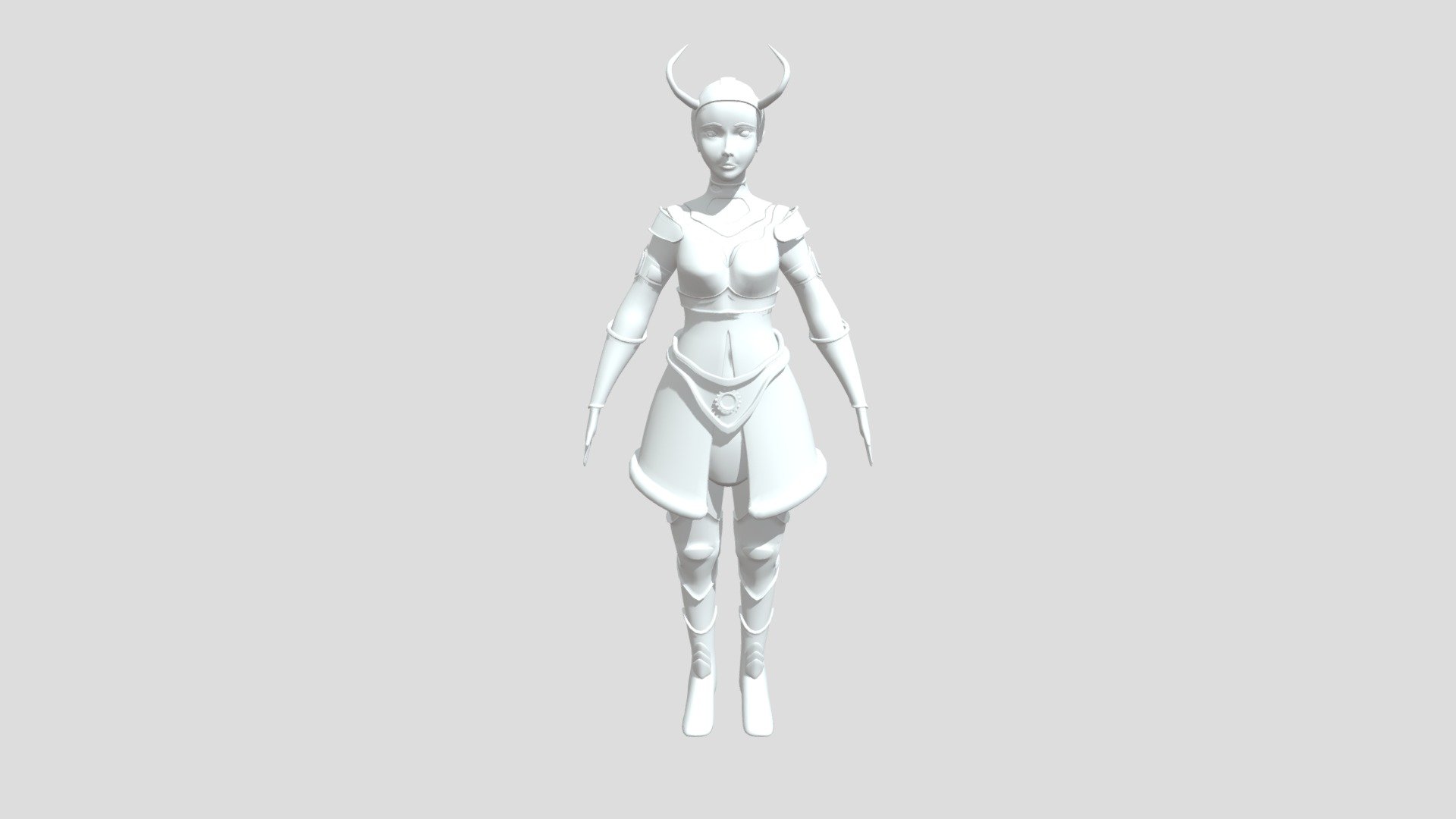 Warrior Woman - 3D model by its_popuji [e0318e4] - Sketchfab