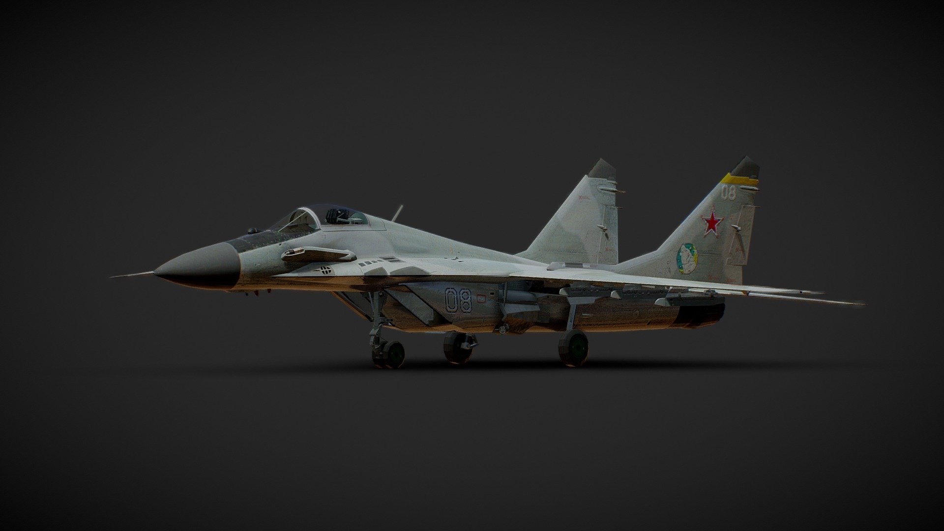MIG-29 Fulkrum - 3D model by valde [e031a48] - Sketchfab