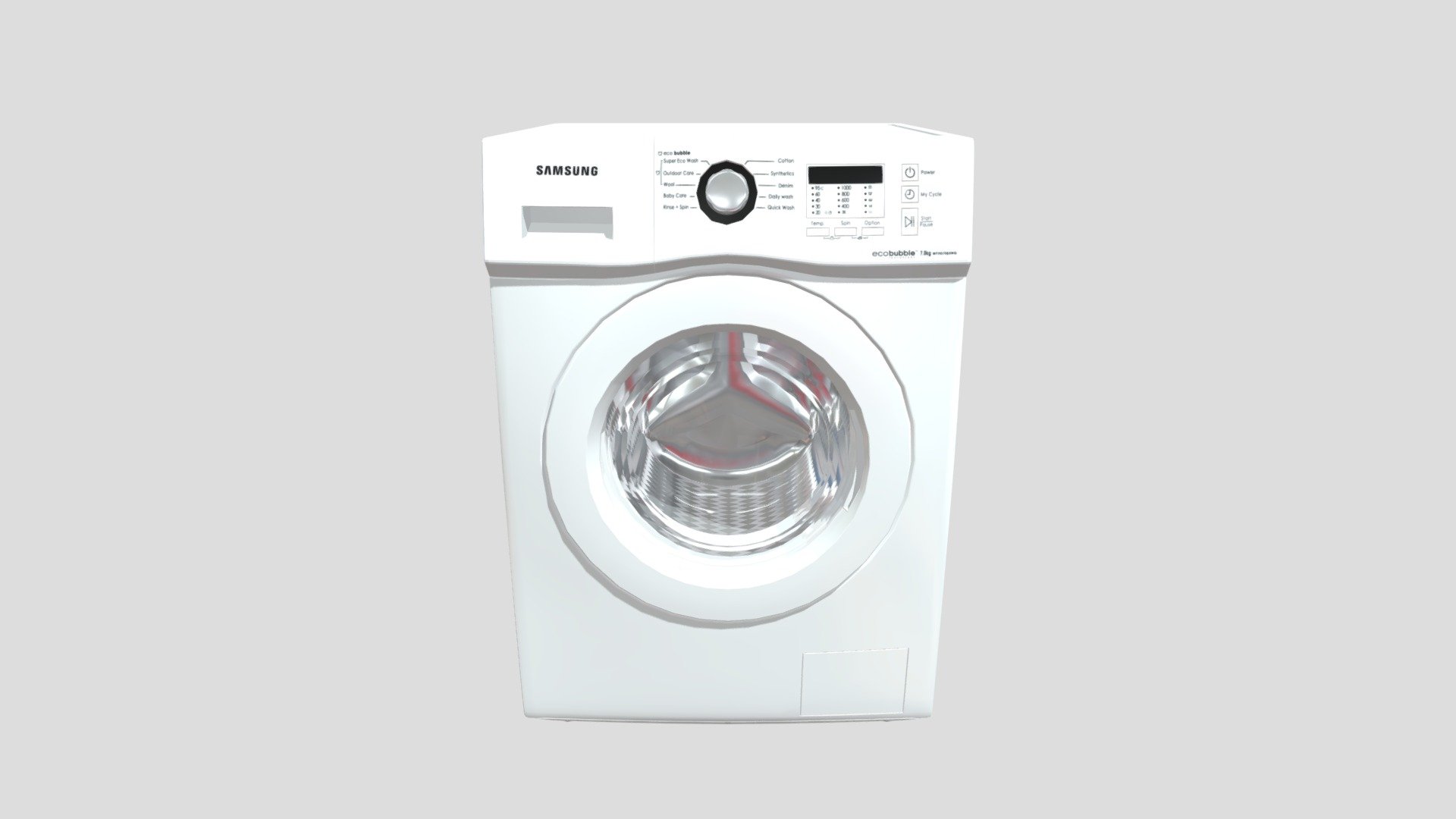 washing machine - 3D model by eyes360vr [e03346f] - Sketchfab