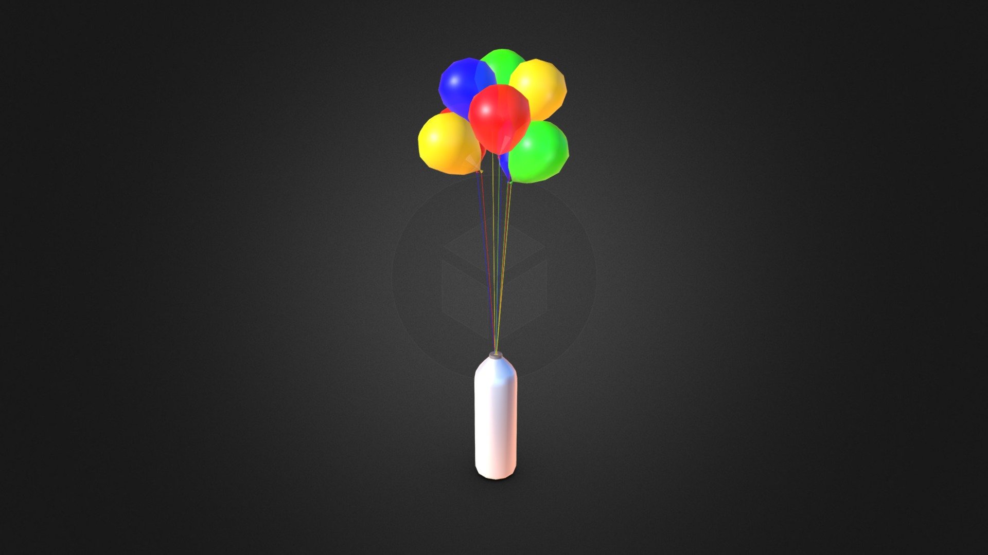 Game asset - baloon cylinder - 3D model by Imanol Matias (@imanolmatias ...