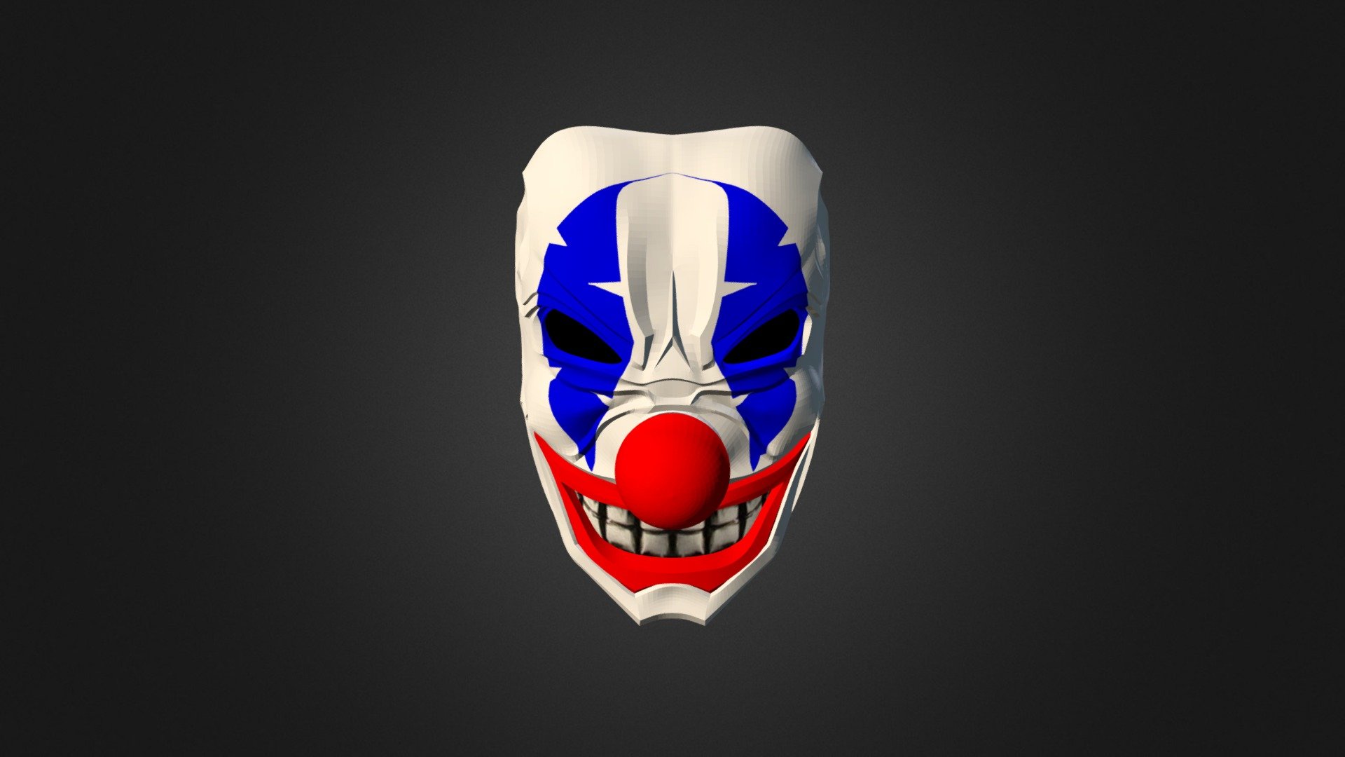 Bozo Mask - 3D model by necrosster [e039aee] - Sketchfab