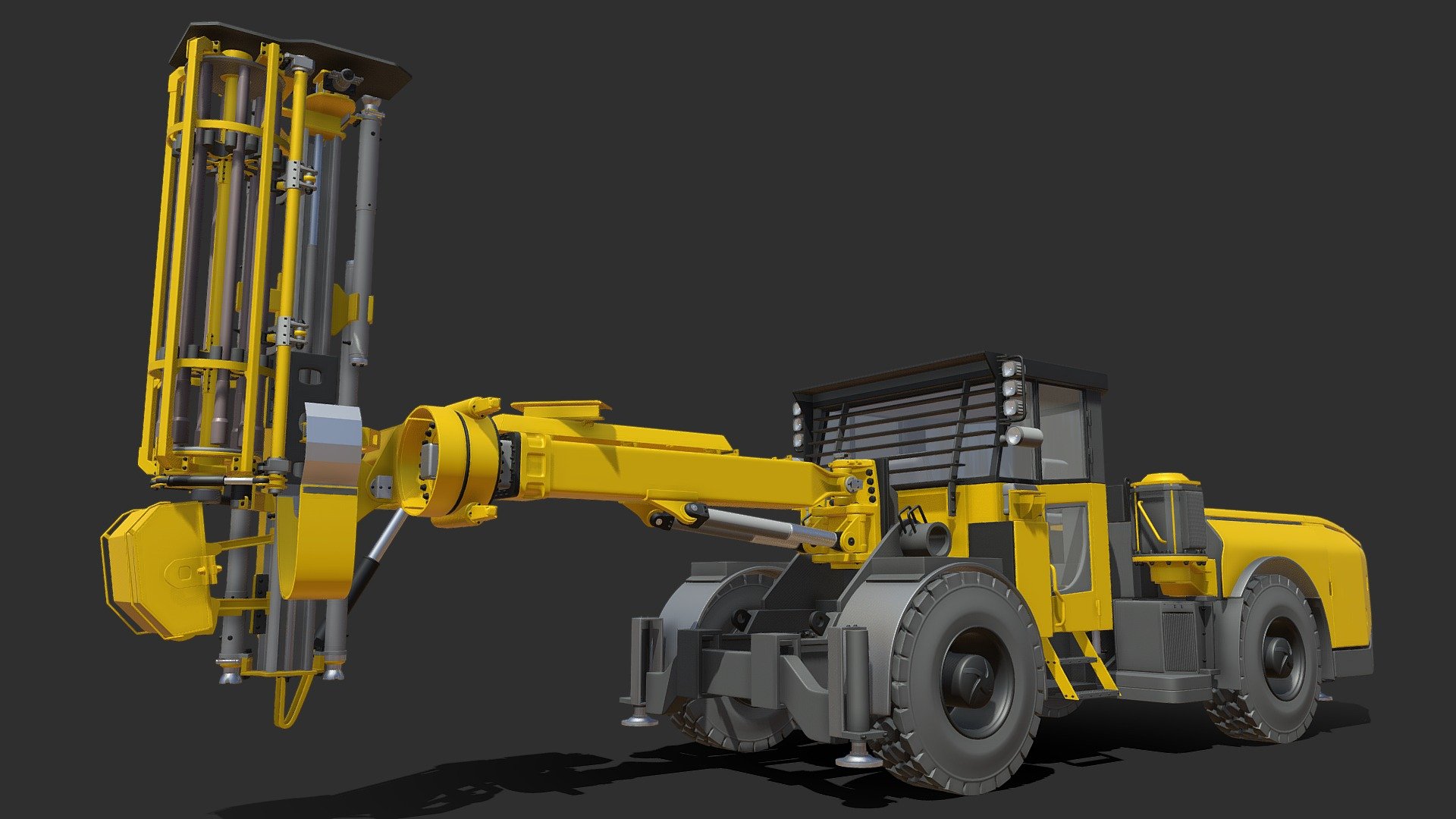 Epiroc Simba E7 Drill Rig - Buy Royalty Free 3D model by Oliver Apin (@oliver.apin) [e03a14f ...