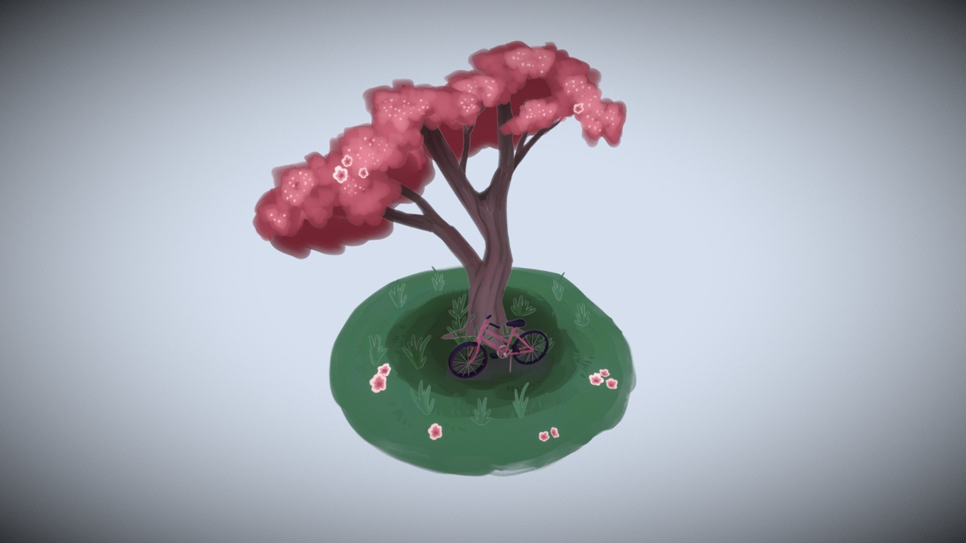 2.5D Sakura Tree - 3D model by Inkling (@inklingsuspicion) [e03b03c ...