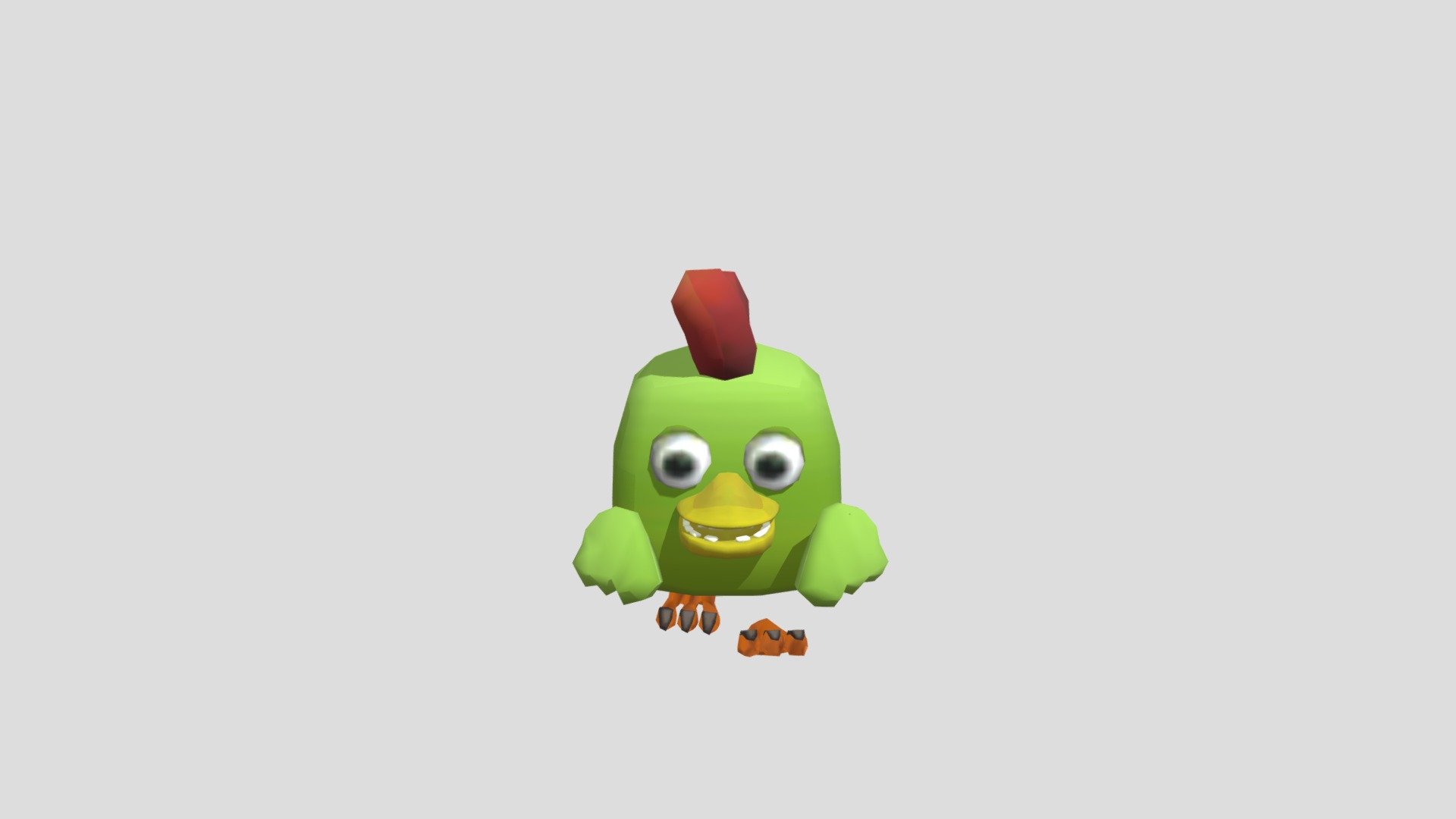zombie chicken (unused eyes) - Download Free 3D model by ...