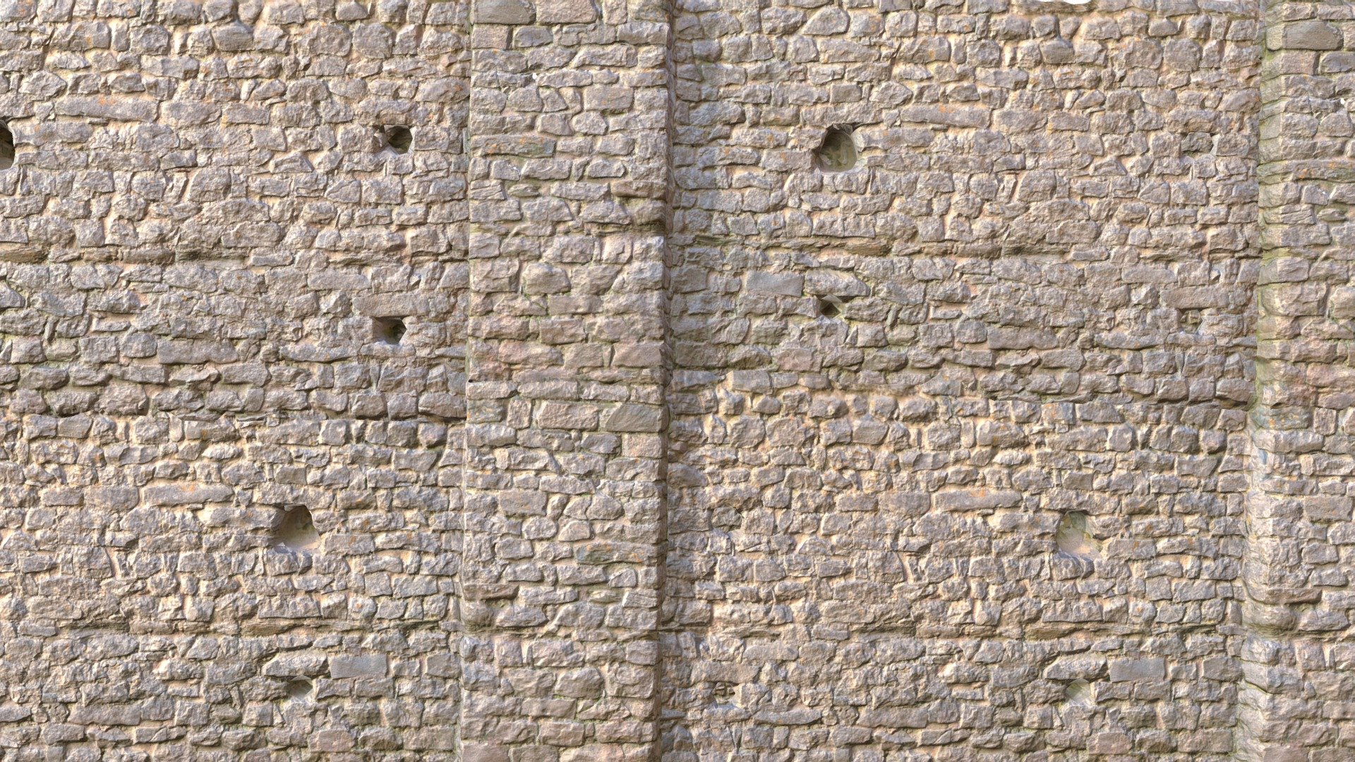 Medieval Wall Scan 01 - Download Free 3D model by Pers Scans (@perz ...