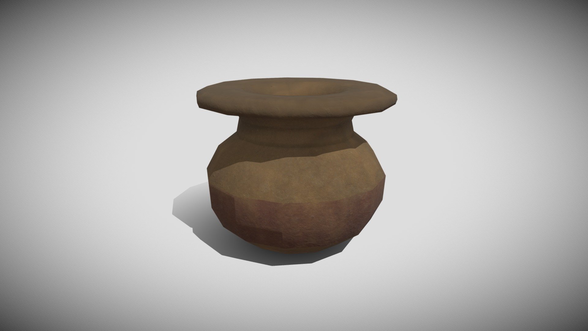 Low poly Pot - 3D model by zero334 [e04147e] - Sketchfab