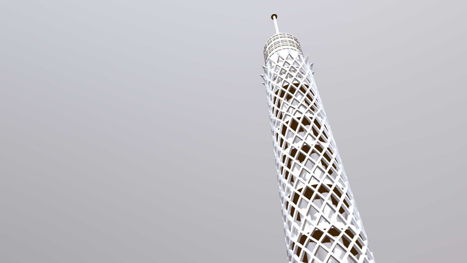 Cairo Tower - 3D model by Medeixo [e041cce] - Sketchfab